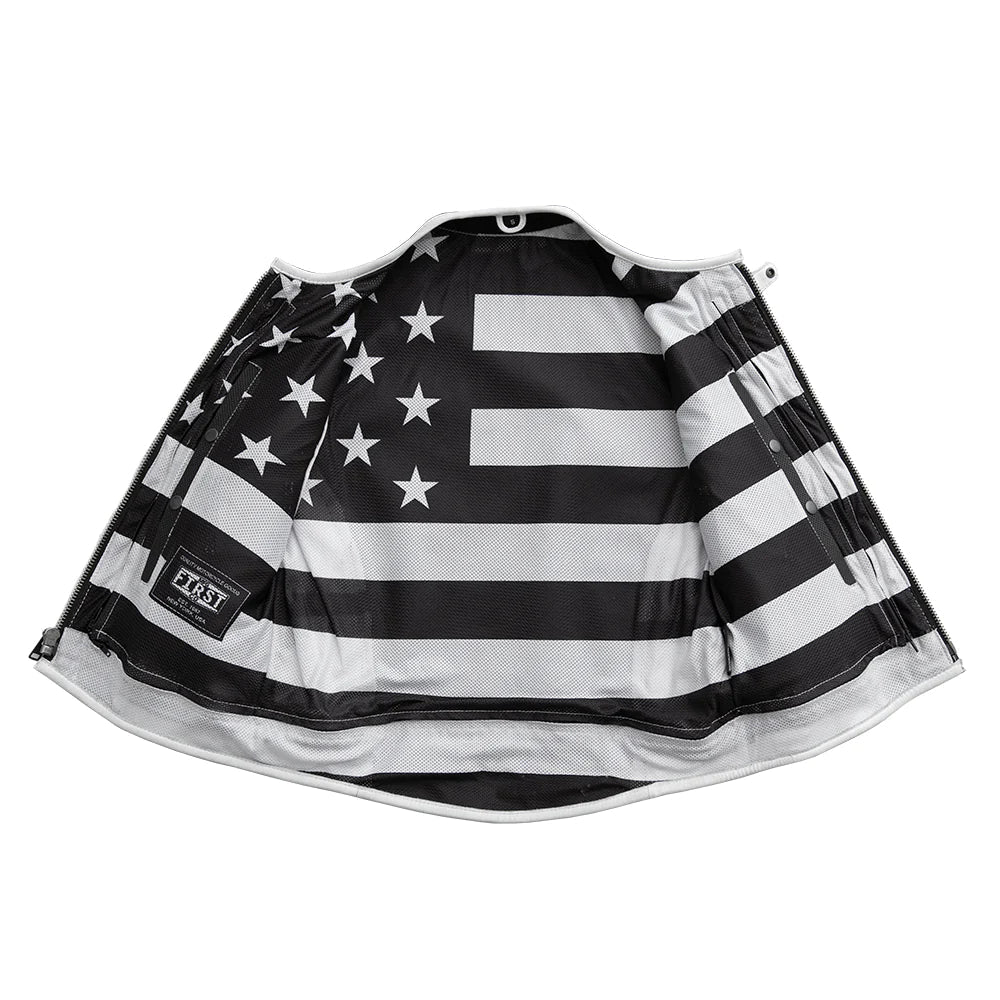 Hunt Club Men's Perforated Leather Swat Style Tactical Motorcycle Leat ...