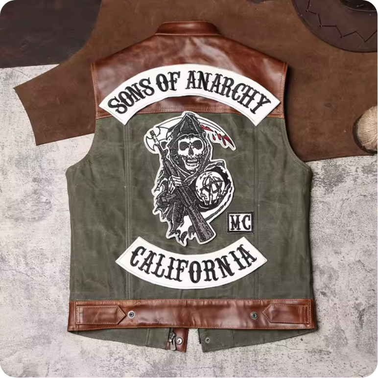 Sons Of Anarchy California Biker Style Men's Motorcycle Concealed Carr ...