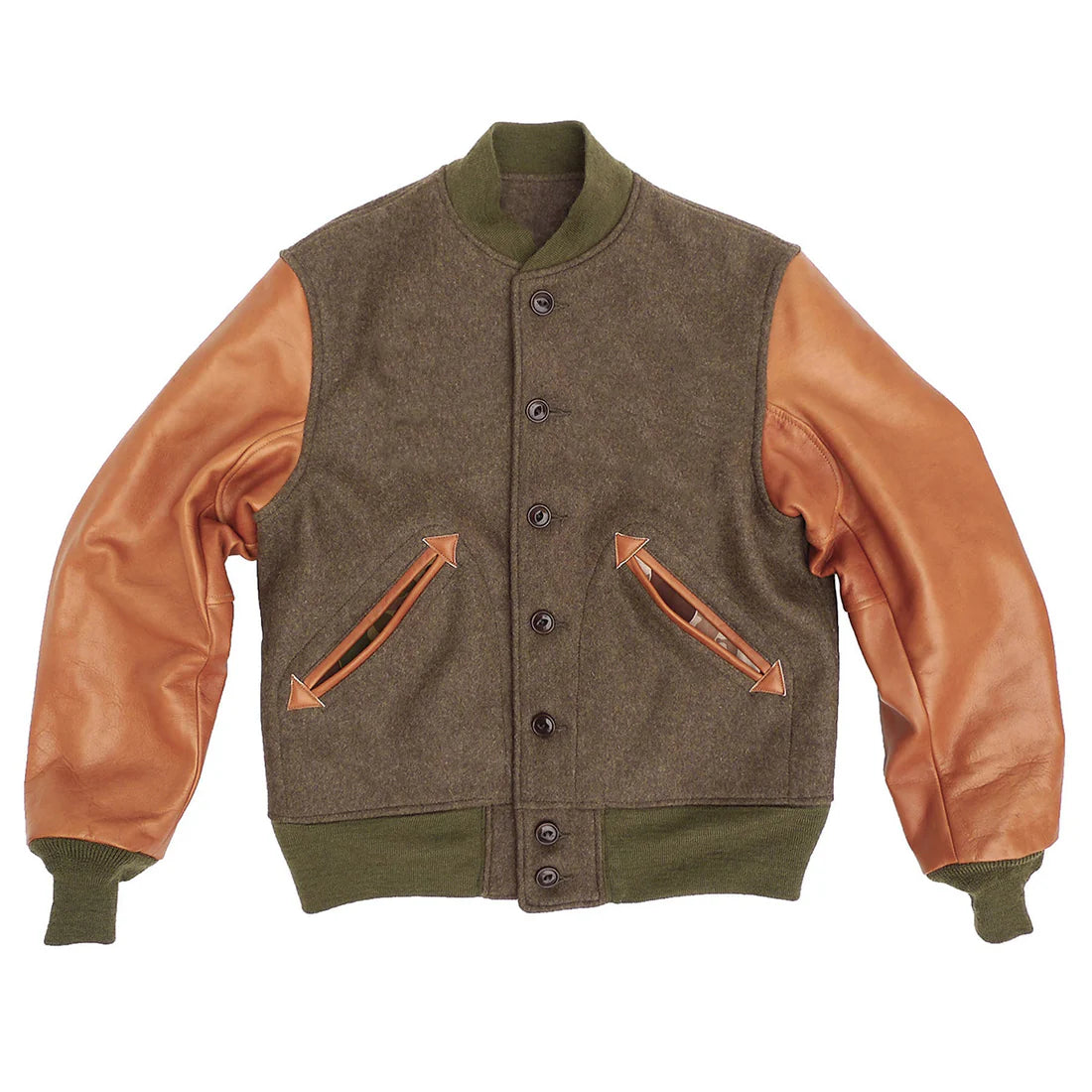 Men's Motorcycle Biker Varsity Leather Jacket – SUPER THROTTLE